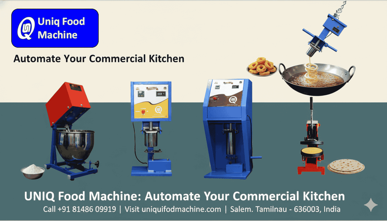 UNIQ Food Machines - Commercial Food Processing Equipment